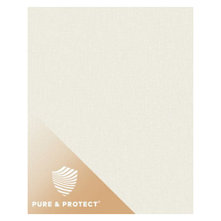 Textured Plain Textile Wallpaper, Double Roll - Transitional ...