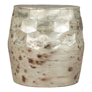 Jefferson Side Table Antique Beige - Farmhouse - Side Tables And End ...