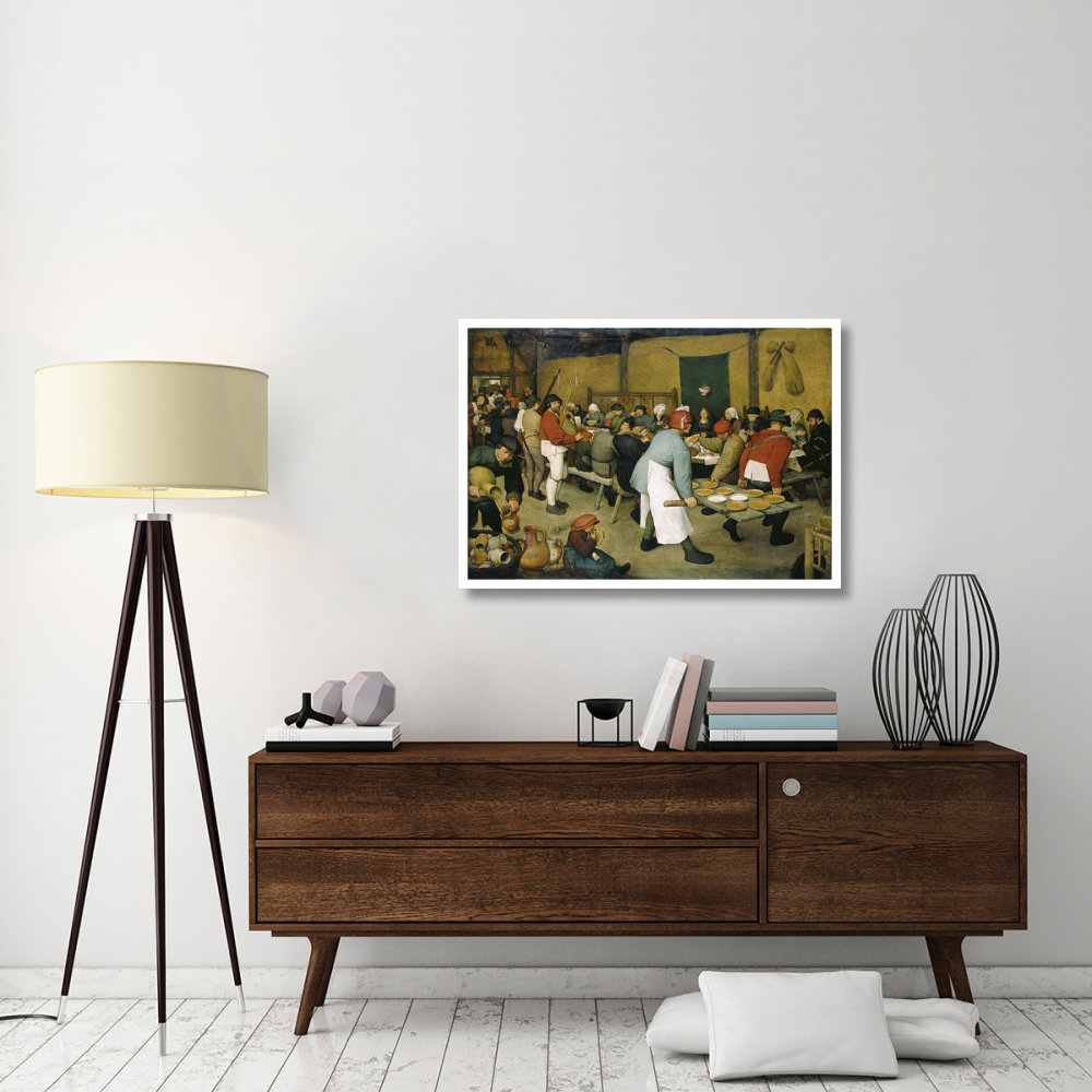 "The Peasants' Wedding" Digital Paper Print by Pieter Bruegel the Elder ...