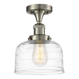 Innovations Lighting 517-1CH-12-8 Bell Semi-Flush Bell 8"W - Industrial ...