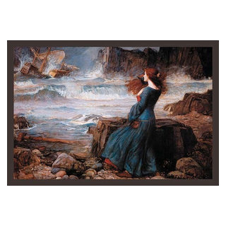 Miranda and the Tempest, 12" x 18" - Traditional - Prints And Posters ...
