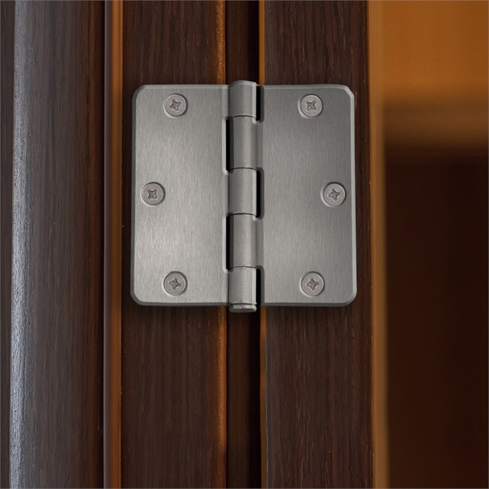 3.5-Inch Stainless Steel Door Hinges in Silver Satin Nickel 10-Pack ...