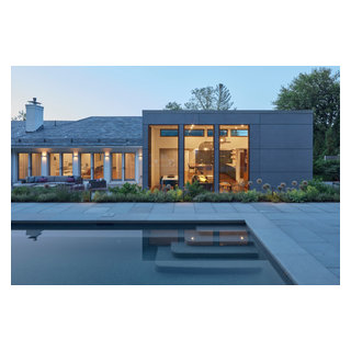 Chestnut Hill House Addition - Modern - Exterior - Boston - by Walker ...