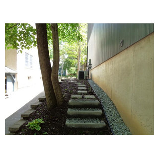 Stair Stacker Steps & Plant Installation - Contemporary - Minneapolis ...