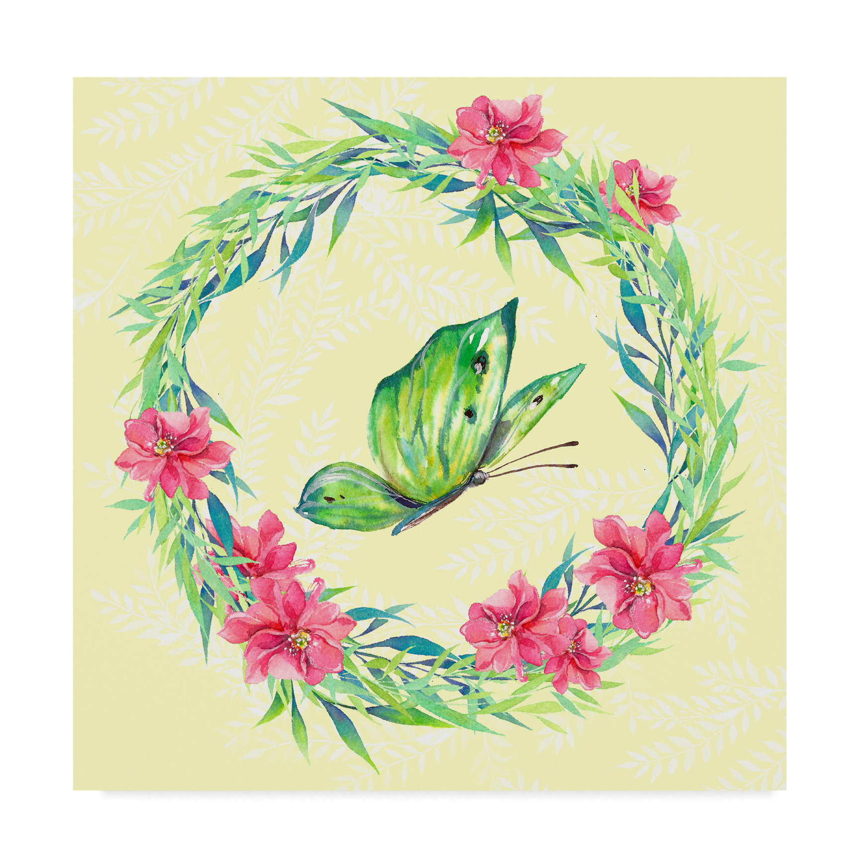 "Butterfly V" by Irina Trzaskos Studio, Canvas Art, 14"x14 ...