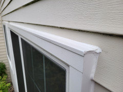 Insert Windows stick out a couple of inches from the house, is that ok