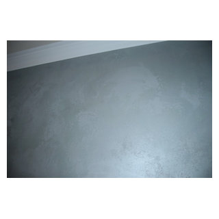 Lusterstone Plaster Finish in a Master Bedroom by Tom Taylor ...