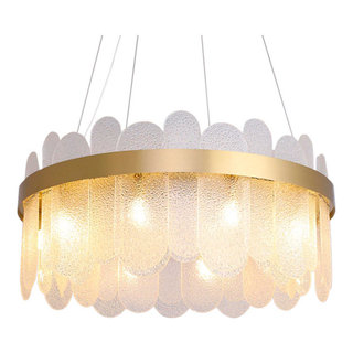 Schonbuhl | Modern Drum Chandelier for Living Room, 16'' - Contemporary ...