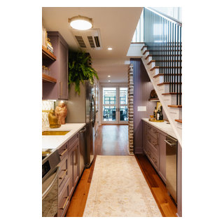 Secret Stairway Auxiliary Kitchen - Eclectic - Kitchen - Charleston ...