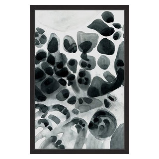 "Footprints Everywhere" Framed Painting Print, 12"x18" - Contemporary ...