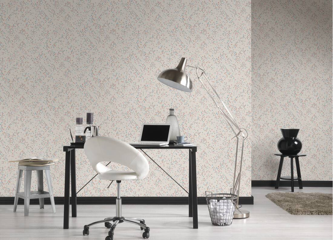 Modern Textured Wallpaper Featuring Woven Wood, 373941, Sample ...