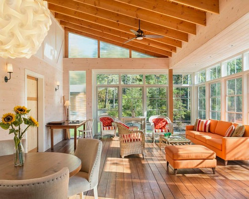 Best Rustic Sunroom Design Ideas & Remodel Pictures | Houzz