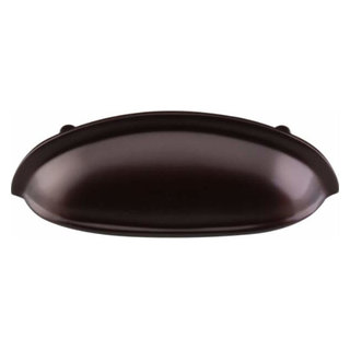 Cup Pull 3", Oil Rubbed Bronze - Contemporary - Cabinet And Drawer Handle Pulls - by Knobs and ...