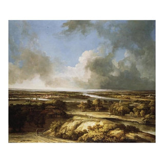 "A Panoramic Landscape" Digital Paper Print by Philips Koninck, 18"x15 ...