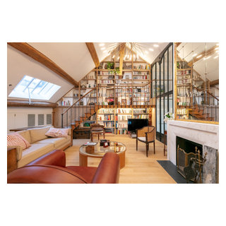 Rénovation complète d'un appartement de 90m2 - Contemporary - Living ...