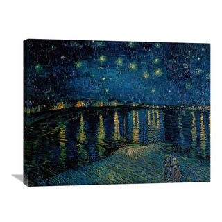 "Starlight Over the Rhone" Artwork, 16" x 12", 36" x 28.548 ...