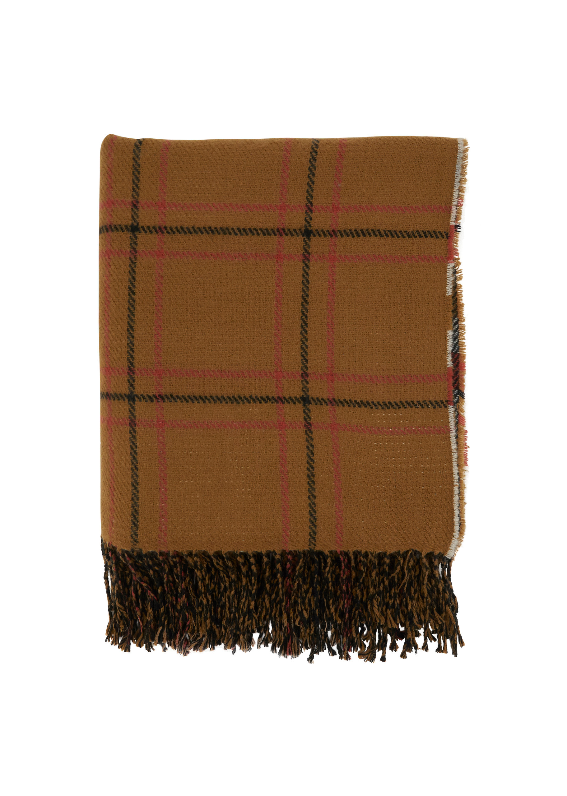 Plaid Throw Blanket With Reversible Design - Contemporary - Throws - by ...