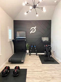 Home gym wall covering