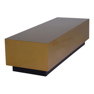 Asher Gold Coffee Table - Modern - Coffee Tables - by EBPeters | Houzz