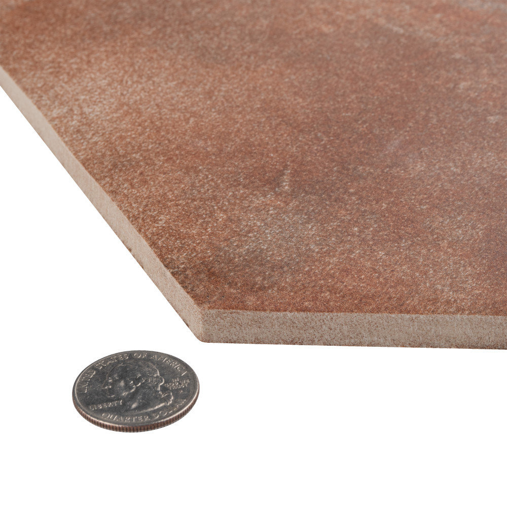 Americana Boston North Hex Porcelain Floor and Wall Tile, 14"x16 ...