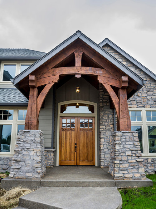 Timber Frame Entryway Ideas, Pictures, Remodel and Decor