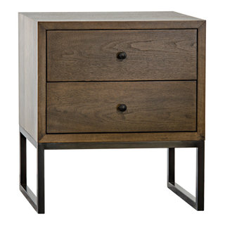 Sansa Table, Walnut - Industrial - Side Tables And End Tables - by CFC ...