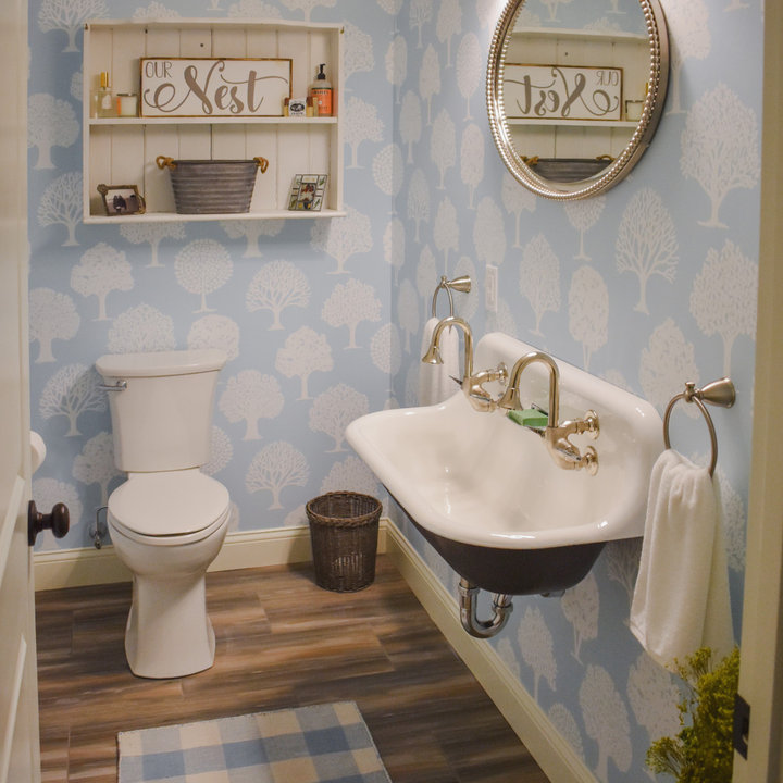 75 Small French Country Powder Room Ideas You'll Love - April, 2025 | Houzz
