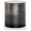 Cameron Ombre Antique Pewter End Table - Transitional - Side Tables And ...