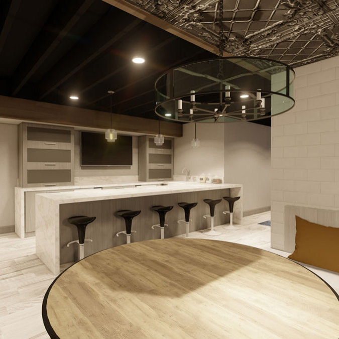 75 Exposed Beam Basement Ideas You'll Love - June, 2025 | Houzz