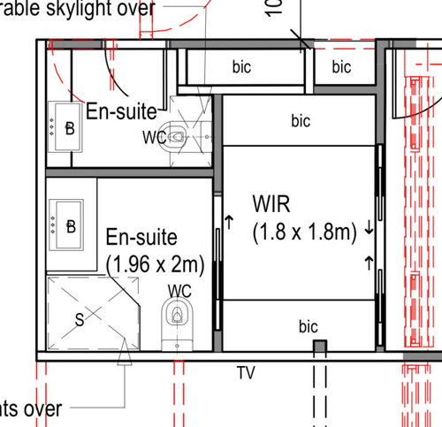 ensuite /robe layout | Houzz AU