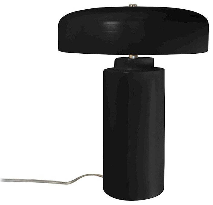 Justice Design Portable 2 Lt Tower Kava Table Lamp, Black/Gold - CER ...
