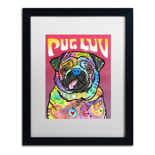 Dean Russo 'Pug Luv' Art, 20"x16" - Contemporary - Prints And Posters ...