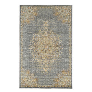 Ria Rug 6825 5'3"x7'7", Slate Gray - Contemporary - Area Rugs - by ...