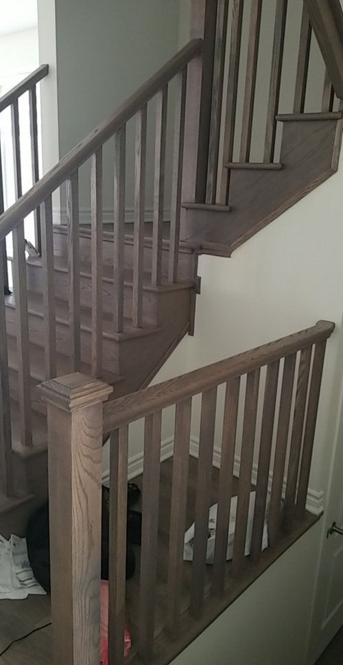 Need help with this awkward space between stairs