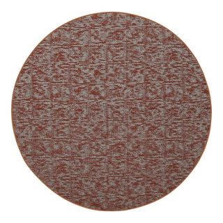Modern Indoor/Outdoor Commercial Solid Color Area Rug, 5' Round ...