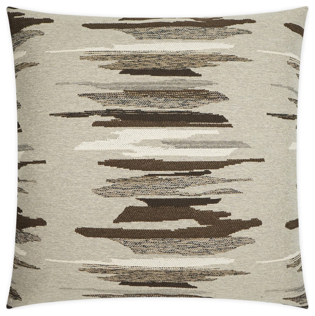 Chadsford Pillow - Mocha, 24" x 24" - Contemporary - Decorative Pillows ...