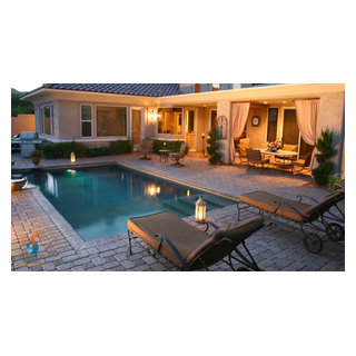 20 Pool Designs Under 600 sq ft - Pool - Las Vegas - by Paragon Pools ...