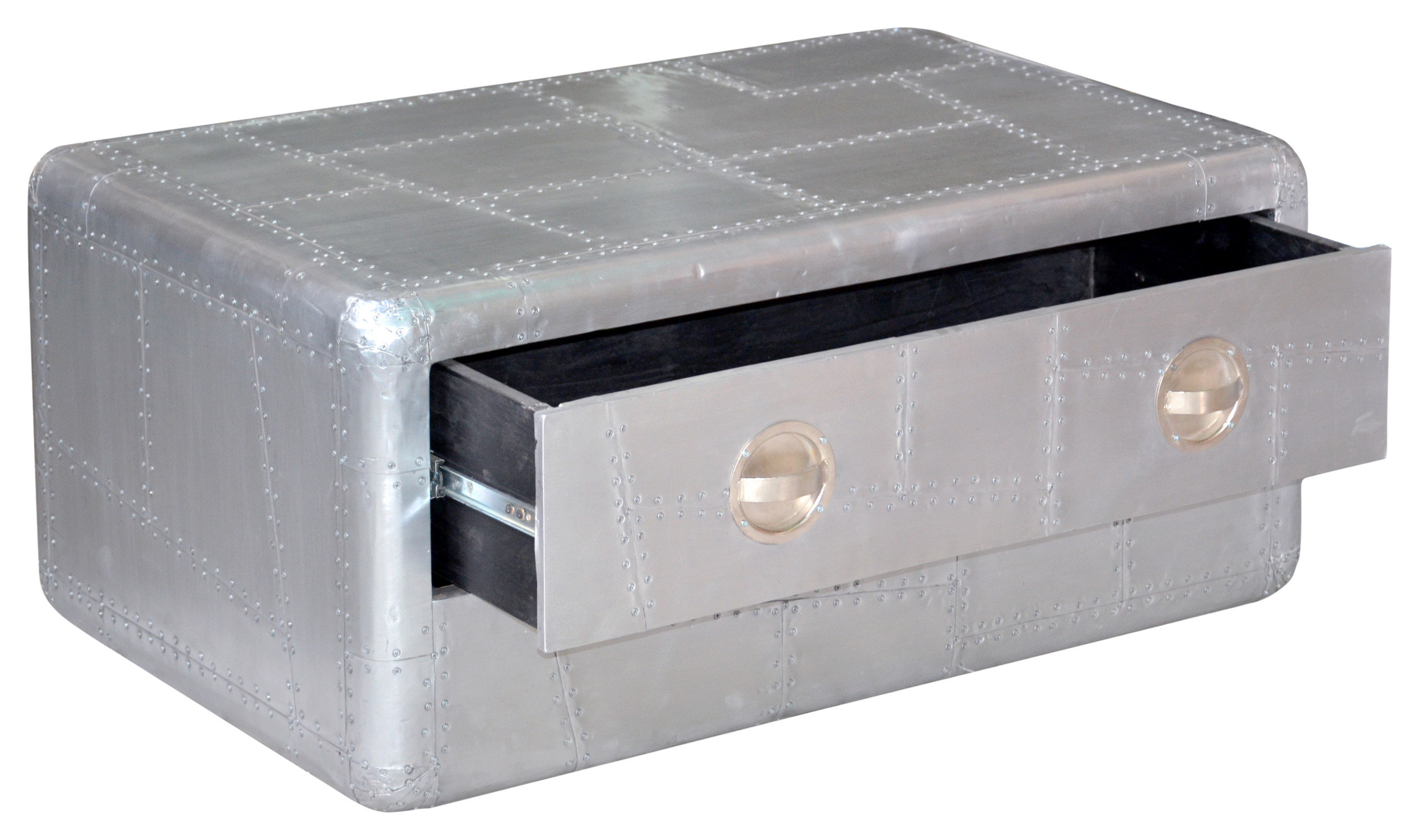 Pilot One Drawer Cocktail Table - Industrial - Console Tables - by Moti ...