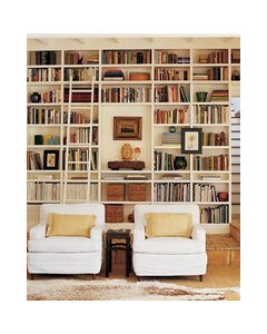 Transforming small formal living room into reading room/library
