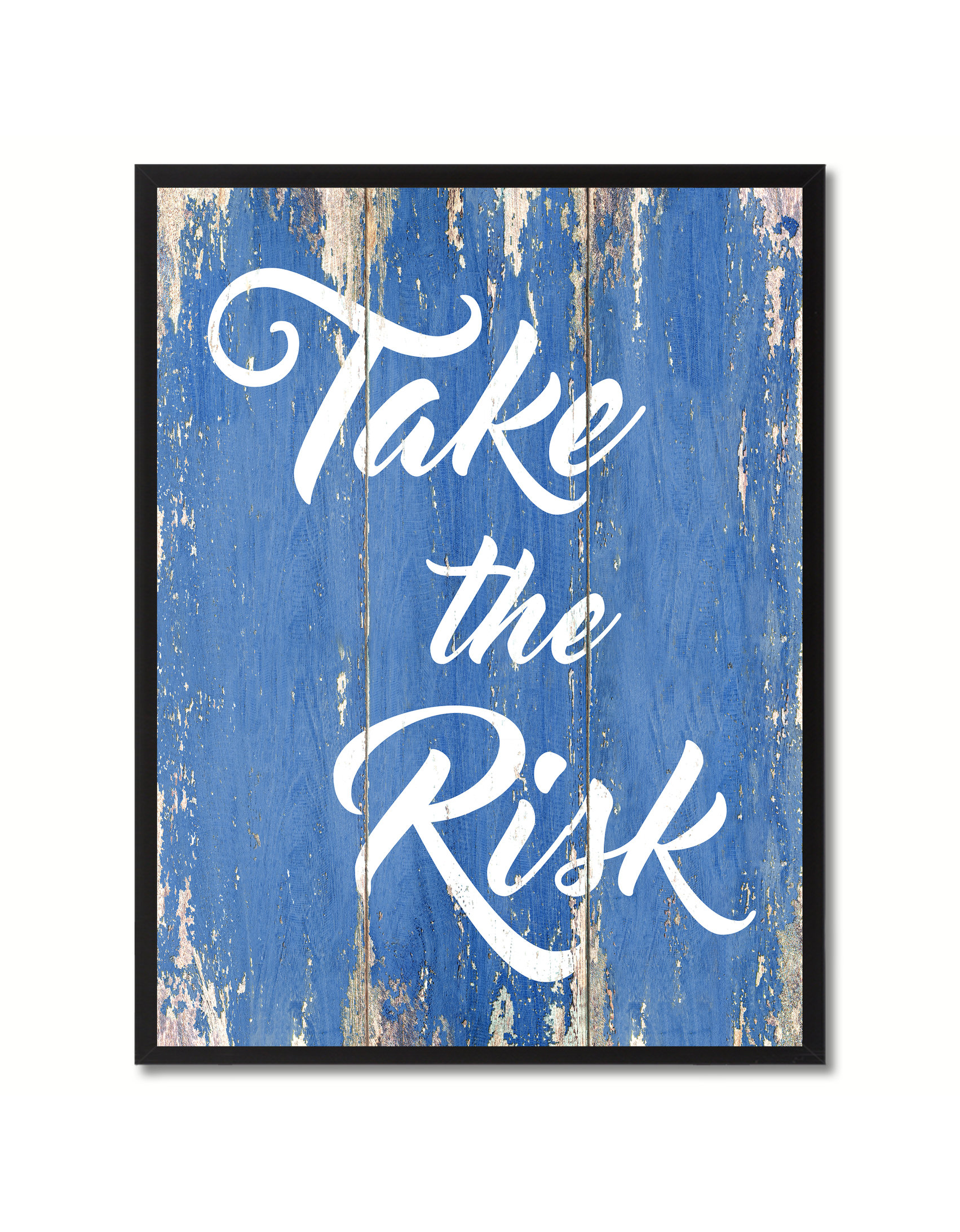 Take The Risk Inspirational, Canvas, Picture Frame, 13"x17 ...