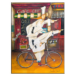 Tile Mural, Chefs On The Go by Jennifer Garant, 12.75" x 17" (12 Tiles ...