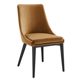 Viscount Performance Velvet Dining Chair - Contemporary - Bar Stools ...
