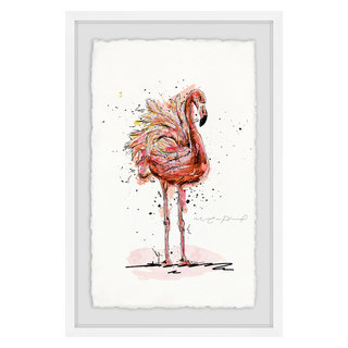 "Flamand" Framed Painting Print, 8"x12" - Tropical - Prints And Posters ...