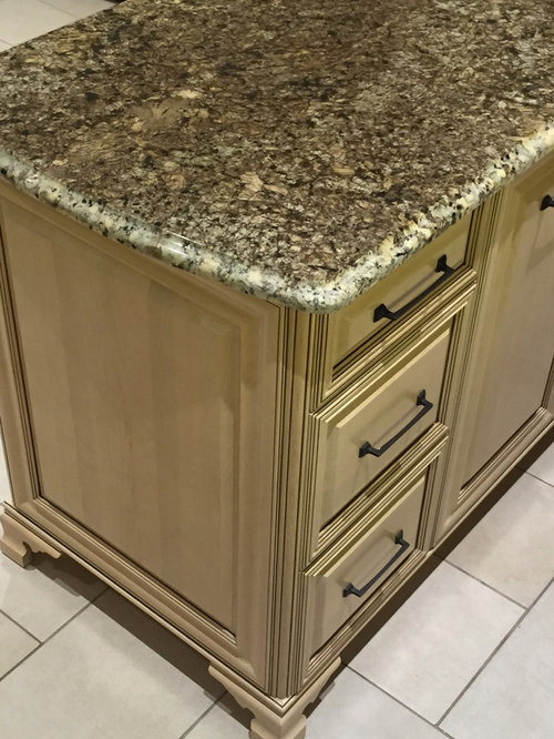 Drop ceiling box above island