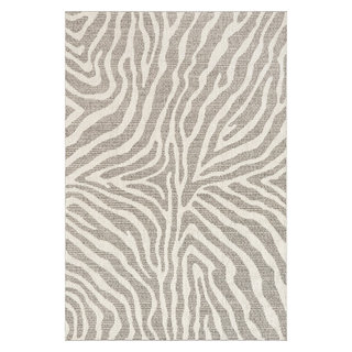 nuLOOM Corina Zebra Indoor/Outdoor Area Rug, 7'10"x10' - Contemporary ...