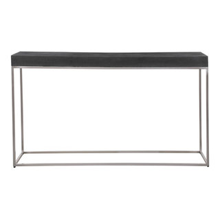 Uttermost Jase Black Concrete Console Table, 24974 - Contemporary ...