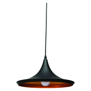 Nuevo Living Euclid Lighting Pendant, Black Steel Metal, Large ...
