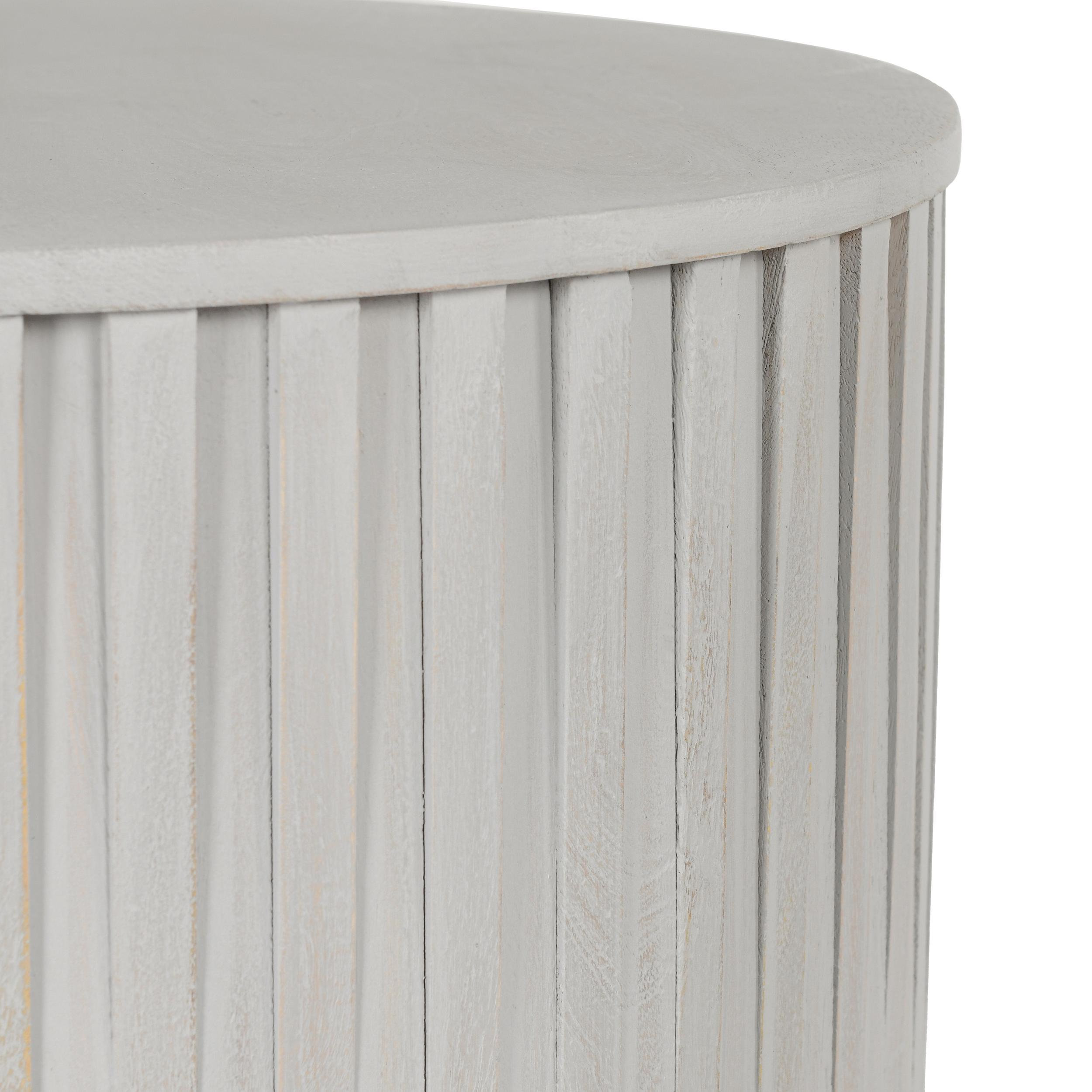 Maya Round End Table By Kosas Home - Farmhouse - Side Tables And End ...