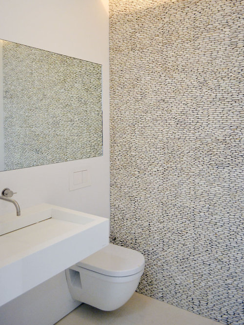 Pebble Wall | Houzz