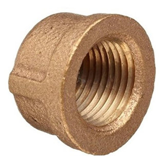 Lead Free Brass Pipe Cap For 125 Lb Applications, With Female Threads ...